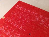 China 6L FR4 Electronic Circuit Board Assembly Red Solder Mask White Silkscreen for sale