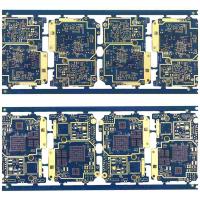 China Multilayer Printed Circuit Board 1OZ 4 Layer Multilayer Pcb FR4 TG170 Blue Solder Mask for sale