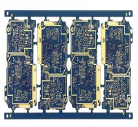 China Multilayer Printed Circuit Board 1OZ 4 Layer Multilayer Pcb FR4 TG170 Blue Solder Mask for sale
