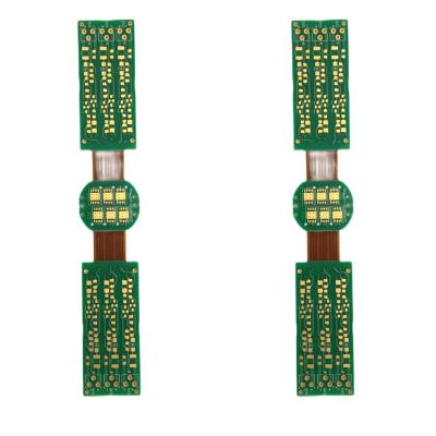 China ENIG 2u Multilayer Rigid Flex PCB Assembly 3oz Base Double Layer for sale