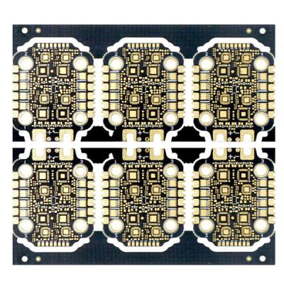 China 2oz 1.6mm Hdi Black PCB Board FR4 Quick PCB Prototype Immersion Au for sale
