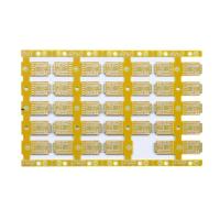 China 0.8mm 4 Layer HDI PCB Board Yellow Color 1OZ Finished Immersion Gold for sale