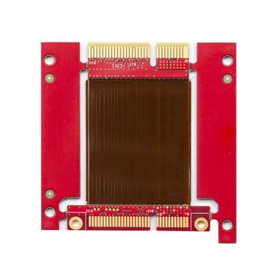 China 4mil 1.6mm Polyimide Flex PCB 4 Layer Immersion Gold 1oz Finished for sale