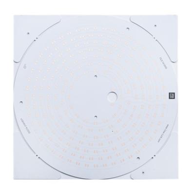 China Led Al Aluminum PCB Board 1.6mm White Solder Mask Single Layer ODM for sale