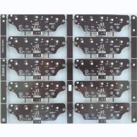 China HASL FR4 2 Layer Aluminum PCB Board 1.0mm Black Solder Mask for sale