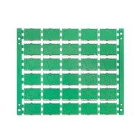 China 4L Green 	Ultra Thin PCB Impedance Control Half Hole 3mil 0.8mm for sale