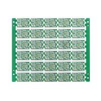 China 4L Green 	Ultra Thin PCB Impedance Control Half Hole 3mil 0.8mm for sale
