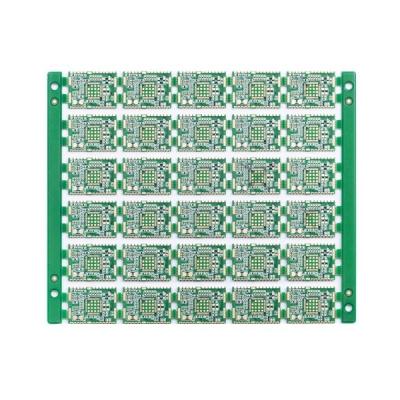 China 4L Green 	Ultra Thin PCB Impedance Control Half Hole 3mil 0.8mm for sale