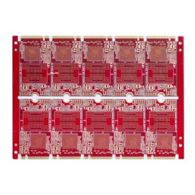 China Gold Finger 30u Ultra Thin PCB Board 8 Layer Half Hole 0.25mm BGA for sale