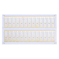 China White Solder Mask Ultra Thin PCB Immersion Gold 0.8mm 4mil Impedance Control for sale