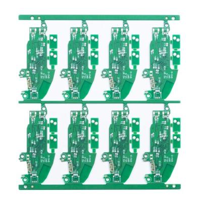 China 4 Layer Ultra Thin Flexible Pcb FR4 KB6160 3mil Green Solder Mask for sale