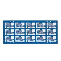 China Resin Filled Hole Fast Turnaround Pcb Immersion Gold 5mil Blue Solder Mask for sale