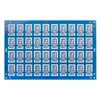 China 1.0mm Quick Turn Circuit Boards Blue Solder Mask PCB Rapid Prototype 6mil for sale