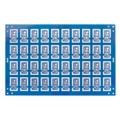 China 1.0mm Quick Turn Circuit Boards Blue Solder Mask PCB Rapid Prototype 6mil for sale