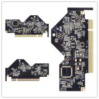 China BGA Quick Turn PCB Boards FR4 Middle TG Immersion Gold Black Solder Mask for sale