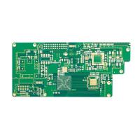 China FR4 BGA Quick Turn PCB Boards 6 Layer 8mil Green Solder Mask Big Au Area for sale