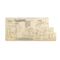 China FR4 BGA Quick Turn PCB Boards 6 Layer 8mil Green Solder Mask Big Au Area for sale