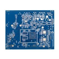 China Blue Solder Mask Quick Turn PCB Boards Prototypes 4.8mil 1.6mm for sale