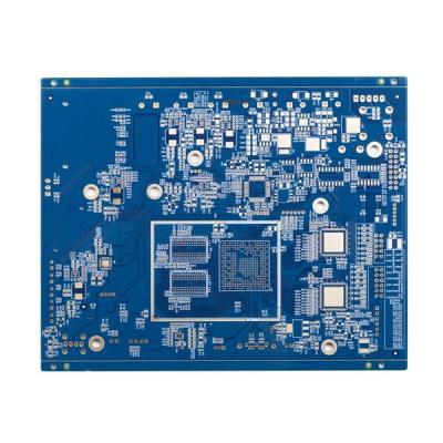 China Blue Solder Mask Quick Turn PCB Boards Prototypes 4.8mil 1.6mm for sale