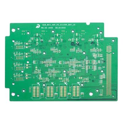 China 1.6mm FR4 ENIG 6 Layer PCB Circuit Board Green Solder Mask Immersion Gold for sale