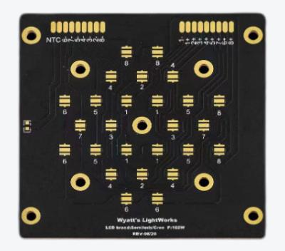 China Black Solder Mask Copper Based PCB FR4 Immersion Gold 1 Oz Pcb 2mm for sale