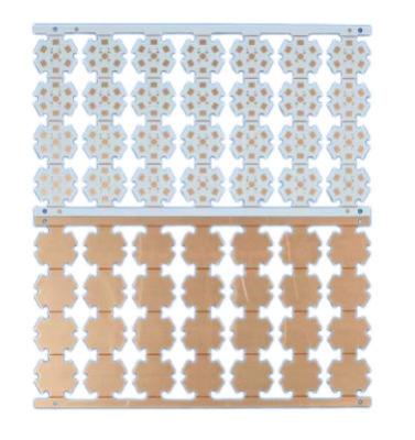 China HASL FR4 Single Sided Copper PCB Board White Solder Mask 35um Thickness for sale