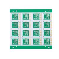 China Fr4 High TG Ceramic Pcb Green Circuit Board Immersion Gold 0.4mm for sale