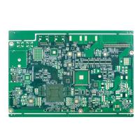 China Immersion Gold 2u 10 Layer Printed Circuit Board FR4 TG170 Marterial Resin Plugged Hole for sale