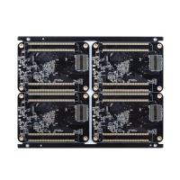 China 8 Layer Multilayer Printed Circuit Board ENIG 2u TAIYO Black Solder Mask for sale