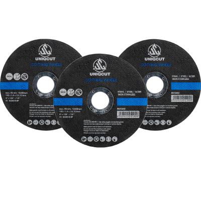 China Metal/INOX 5 Inch 125x1.0x22.23mm Super Thin Cut Disc With MPA / EN 12413 for sale