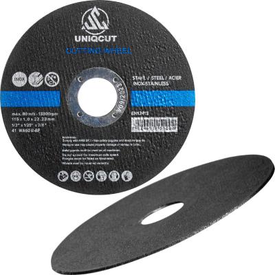 China Universal Metal/INOX Cutting Disc 4.5Inch 115x1.0x22.23mm With MPA/EN 12413 for sale