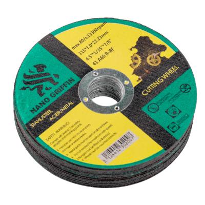 China Mega Metal/INOX 4.5Inch 115x1.0x22.23mm Abrasive Cutting Wheel Cut Metal, INOX and Wood in Good Price for sale