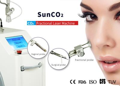 China Hospital CO2 Fractional Laser Machine 3 Handles 40W for Sun Damage Recovery for sale