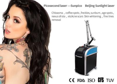 China Painless Picosecond Laser Tattoo Removal Machine 755nm Two Years Warranty for sale