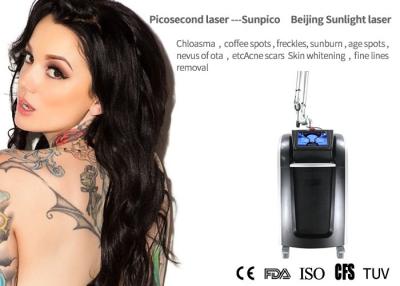 China Picosecond Tattoo Removal Machine 755nm Handpiece for Skin Lifting Rejuvenation for sale