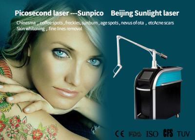 China 1064nm Picosecond Laser Tattoo Removal Machine Fractional Eraser 2000mJ for sale