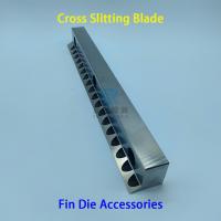 China HSS ASP30 Upper Cut Off Blade 3/8 In Fin Die For Cutting Aluminum Foil for sale