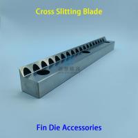 China HSS ASP30 Upper Cut Off Blade 3/8 In Fin Die For Cutting Aluminum Foil for sale