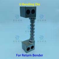 China Copper Aluminum Tube Elbows Bender Die , Tubing Return Bender Die Mirror Polished for sale