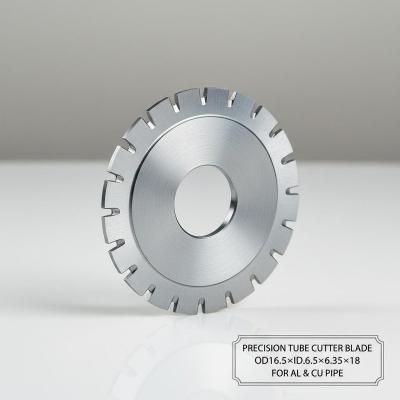 China Precision Tube Cutter Blade OD16.5×ID6.5×6.35×18 for Aluminum & Copper Pipe Cutting Machine for sale