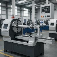 China Precision CNC Tube Cutting Machine with ±0.02mm Accuracy, Burnished Surface, and Touch Screen Controller for Metal Tube Processing for sale