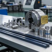China CNC Tube Cutting Machine Parts with ±0.02mm Positioning Accuracy HRC 62°-64° Heat Treatment and 0°C - 45°C Operating Temperature Range for sale