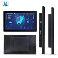 China 15.6 Inch Windows Industrial Monitor Wide Temp LED Display 250-1000cd/m2 for Self-Service Terminals for sale
