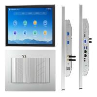 China 19 Inch Capacitive Touch Screen Industrial Panel PC J1900 4GB RAM 64GB SSD Windows Linux for sale