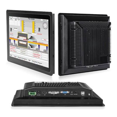 China 12.1 Inch Industrial Panel PC Nettop Computer J1900 J4125 for Advertising Player Monitor for sale