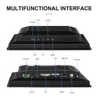 China 12.1 Inch Industrial Panel PC Nettop Computer J1900 J4125 for Advertising Player Monitor for sale