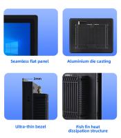 China 12.1 Inch 1280x800 Industrial All-in-One Panel PC with J4125 CPU 4GB RAM 64GB Storage for sale