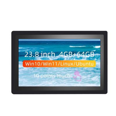 China 23.8 Inch Industrial Panel PC Intel N100 8GB RAM 128GB SSD for Automated Production Line for sale