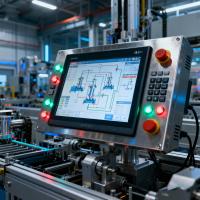 China 23.8 Inch Industrial Panel PC Intel N100 8GB RAM 128GB SSD for Automated Production Line for sale