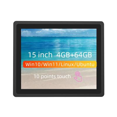 China Compt 15 Inch Industrial Panel PC Non Touch for Chemical Reagents Monitoring J1900 4GB RAM for sale